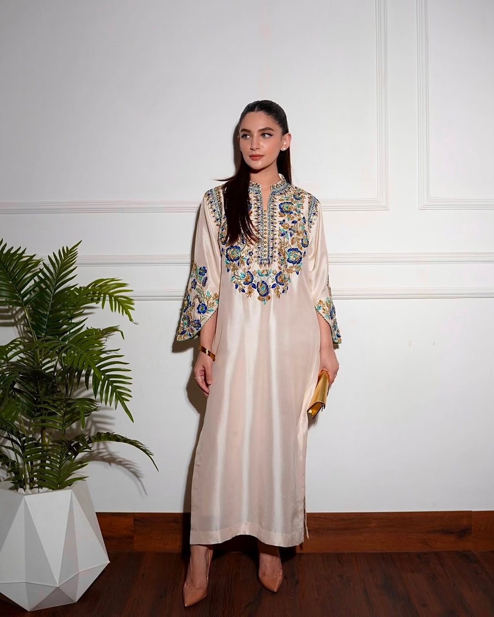 Alizay Saad Luxury Silk - 3 Piece Unstitched – SATRANGI